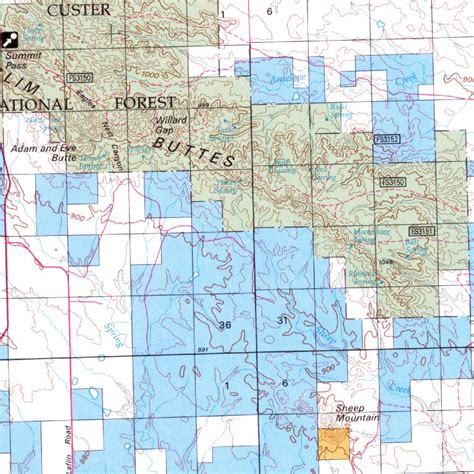 Redig Sd Blm Surface Mgmt Map By Digital Data Services Inc