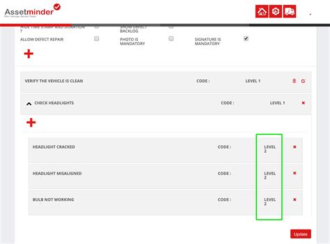 Create A Complex Nested Inspection Assetminder