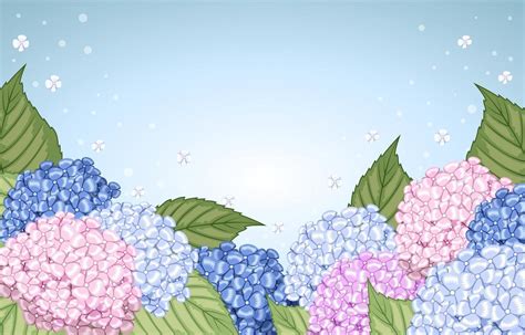 Hydrangea Flower Background 3094732 Vector Art At Vecteezy