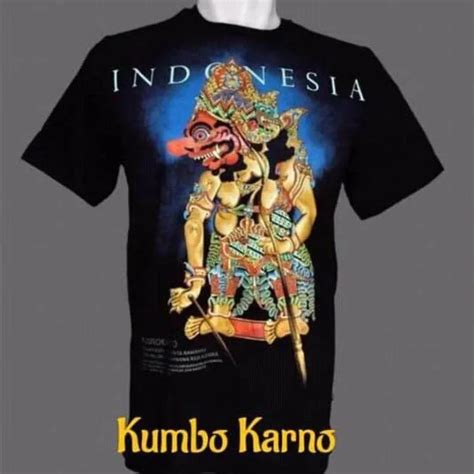 Kaos Wayang Kirangan Budoyo Kumbo Karno Lazada Indonesia