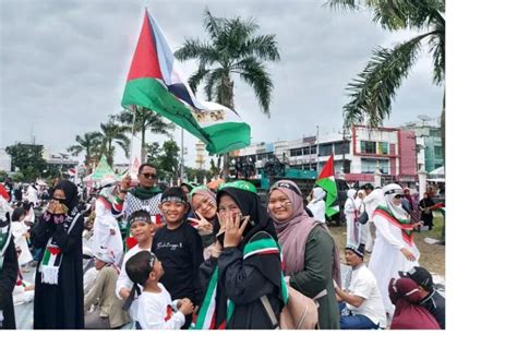 ဂါဇာကမ်းမြောင်ဒေသရှိ ပါလက်စတိုင်းများကို အားပေးထောက်ခံကြောင်း ဖော်ပြသည့