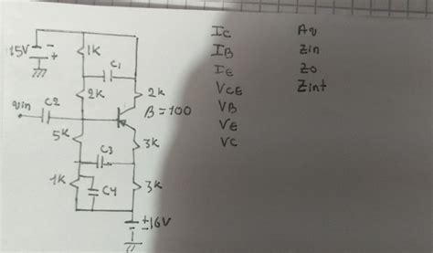 Solved Obtain Dc Bias Voltages And Currents As Well As