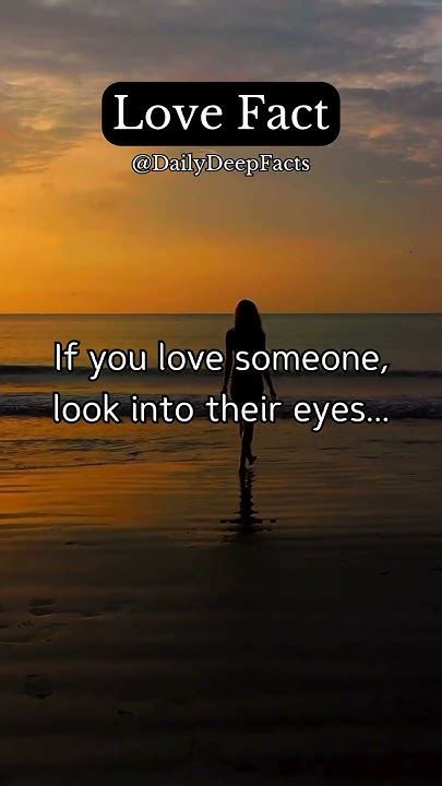 If You Love Someone Look Into Their Eyes Facts Shorts Youtube