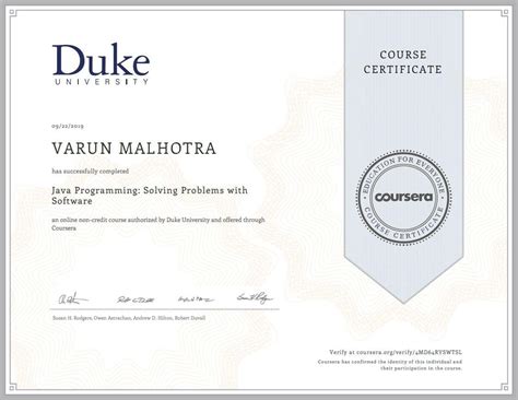 Duke Universitys Java Programming Solving Problems With Software Course On Coursera Varun