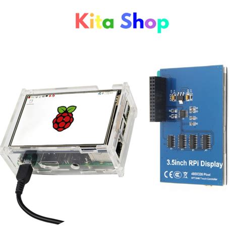 Raspberry Pi 3 LCD Touch Screen 3 5 Inch With Case Shopee Malaysia