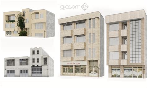 دانلود آبجکت ساختمان ایرانی