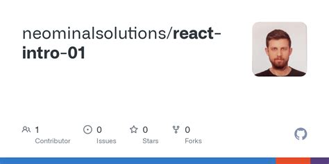 Github Neominalsolutionsreact Intro 01