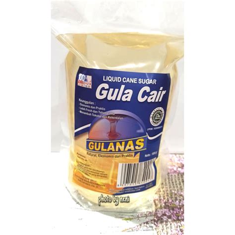 Jual Gula Cair 1000 Gr Gula Cair Refill Pouch Gula Cair Kemasan