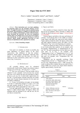 IEEE Conference Paper Template