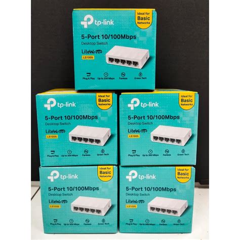 Jual Tp Link Switch Hub 5 Port Ls1005D 10 100mbps Shopee Indonesia