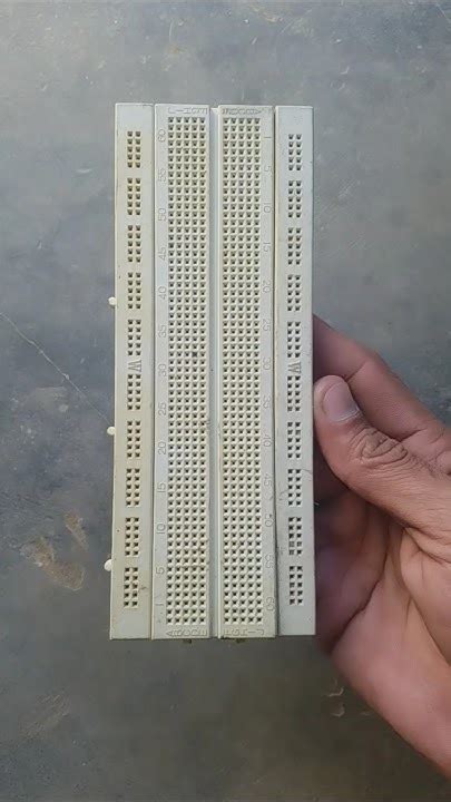 Breadboard For Science Electronic Project Short Youtube