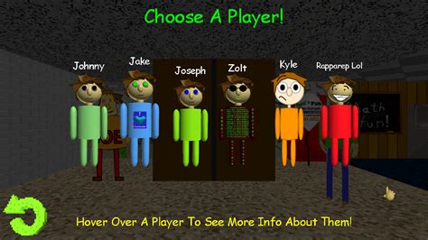 Baldi S Basics All The Bois From Baldis Basics So Far