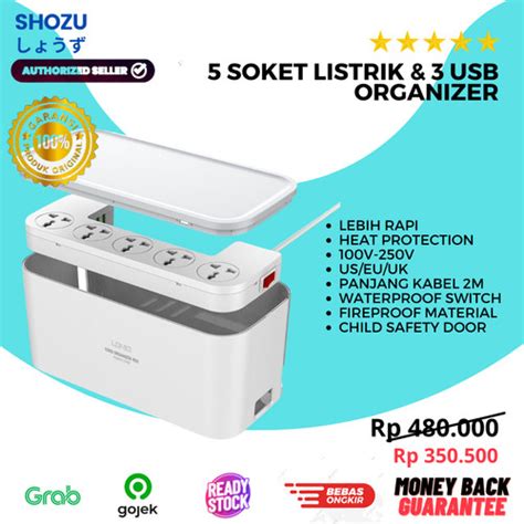 Jual Stop Kontak Management Power Strip Box Steker Socket Listrik