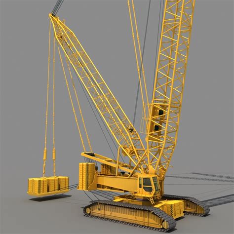 Crawler Crane 3d Model