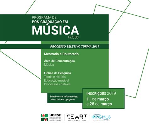 Notícia Udesc Divulga Edital De Processo Seletivo Para Mestrado E