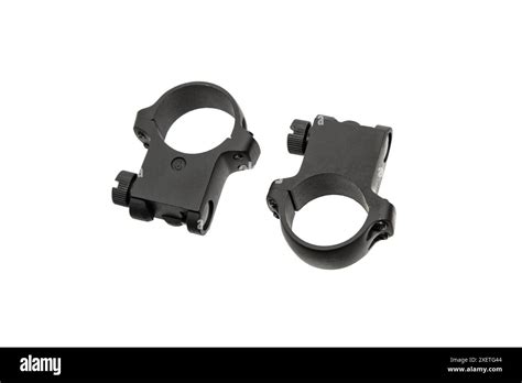 Quick Disconnect Mount Made For Holding A Scope On A Rifle Isolated On