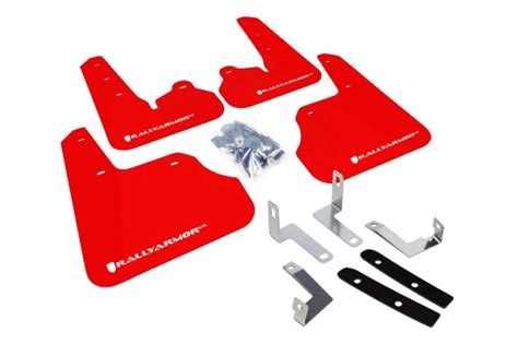 Rally Armor Red Ur Mud Flap Wwhite Logo Fits 2012 2016 Subaru