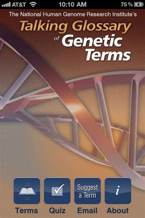 Talking Glossary Of Genetics By National Human Genome Research Institute