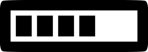 Gui Form Progress Bar Icon Svg Vector
