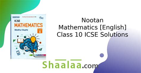Nootan Solutions For माठेमटिक्स इंग्रजी इयत्ता १० आयसीएसई Chapter 6 Factorisation Of