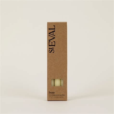 Ivory ½ X 6 Mini Candles St Eval