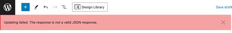 Solving The Wordpress Error Not A Valid Json Response Designer To Fullstack