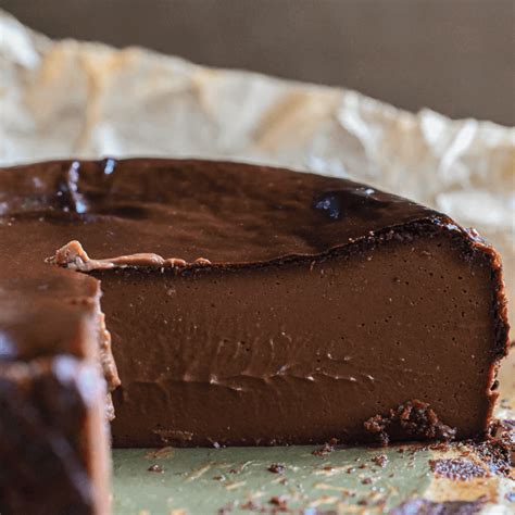 Chocolate Basque Cheesecake Dla Naturals