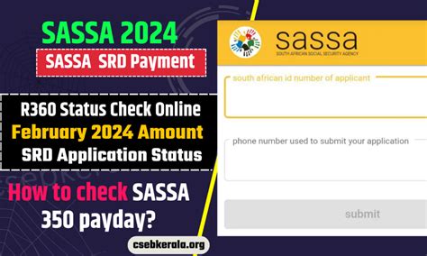 SASSA SRD R Status Check Online Feb Payment Srd Sassa Gov Za CSEBKERALA