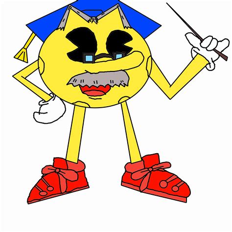 Professor Pac Man Redesign By 3dmarioworld On Deviantart