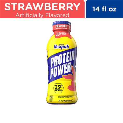 Nesquik Strawberry Milk Bottle Nutrition Facts Besto Blog