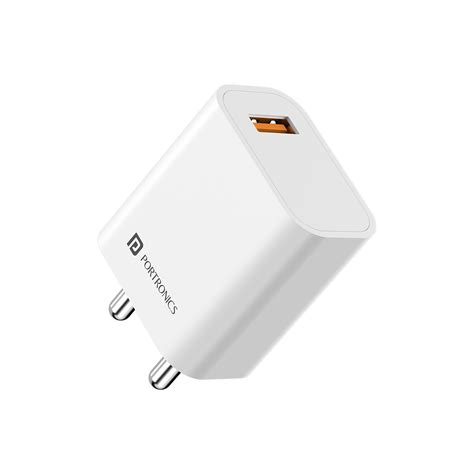 Shop Portronics Adapto One Plus 18w 3a Mach Usb Fast Charger