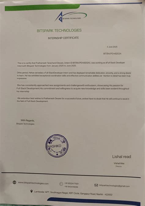 Internship Fullstackdeveloper Webdevelopment Softwareengineering