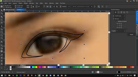Tutorial Vector Art Coreldraw Step By Step Mata Apock Design