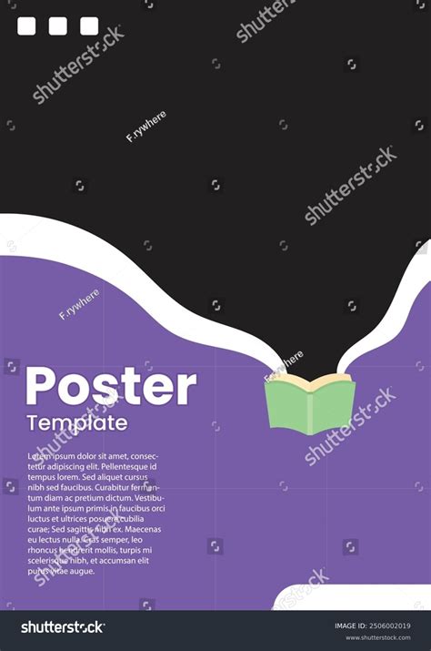 Educational Reading Poster Templates Stock Vector Royalty Free