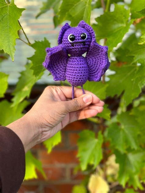 Bat Crochet For Halloween Amigurumi Scary Toy Bats Halloween Decoration