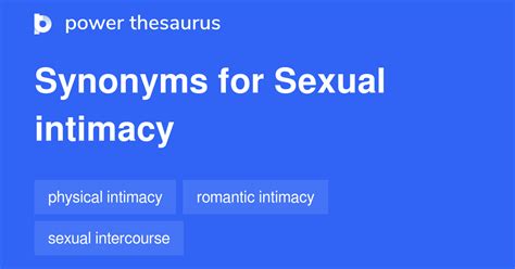 Sexual Intimacy Synonyms 103 Similar Words And Phrases