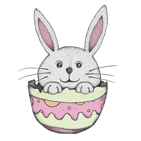 Printable Cute Easter Bunny