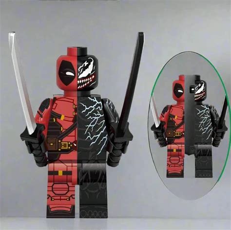 Venom Deadpool Venompool Chibi Toys And Bricks
