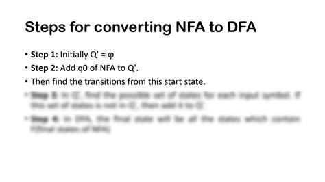SOLUTION Nfa To Dfa Conversion Studypool