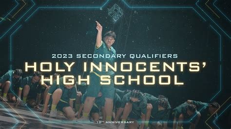 Holy Innocents High School Super 24 2023 Secondary Qualifiers Youtube