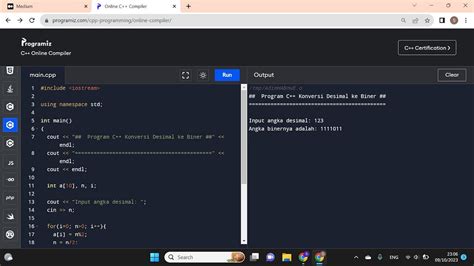 converting decimal number to binary using c by stargroup medium