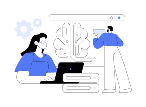 Premium Vector Machine Learning Engineer Ai Architect Abstract