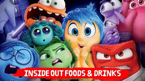 Inside Out Favorite Food And Drinks Youtube