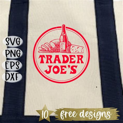 Trader Joes Svg Trader Joe Svg Make Your Own Trader Joe Tote Logo Joe Svg Png Files For