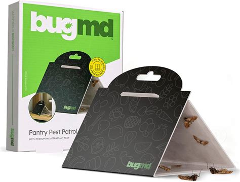 Free Shipping Bugmd Pantry Pest Patrol 18 Count Black Moth Traps
