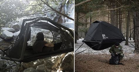 Exods Monolith Is A One Person Hanging Inflatable Tent Tent Camping