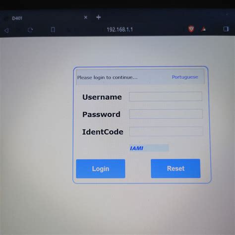 After Reset Router Different Login Page Appeared Installing And Using