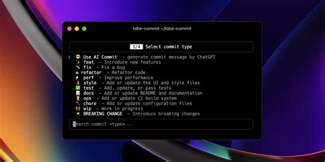 Github Lobehublobe Cli Toolbox 🪀 Lobe Cli Toolbox Ai Cli Toolbox Enhancing Git Commit And