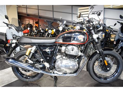 Black Royal Enfield Interceptor Mark 2 Chrome E5 Fuel Petrol And