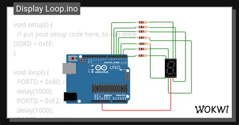Display Loop Wokwi Esp32 Stm32 Arduino Simulator